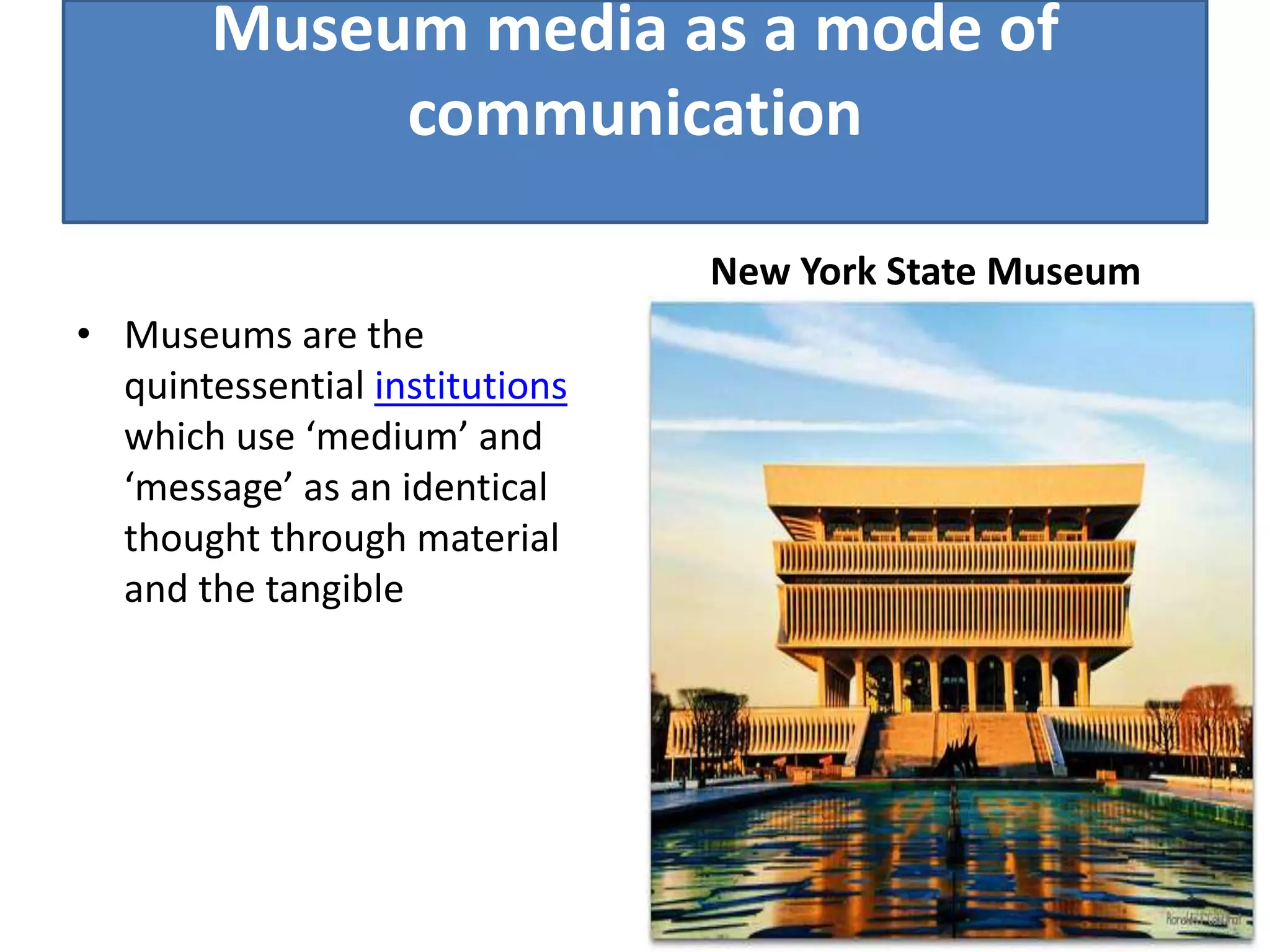 Introduction to museology | PPTX