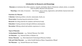 Introduction to Museums and Museology.pptx