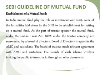 Introduction to mutual fund | PPTX