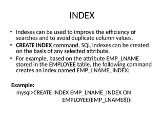 Introduction to MySQL commands mysql presentation 22.pptx