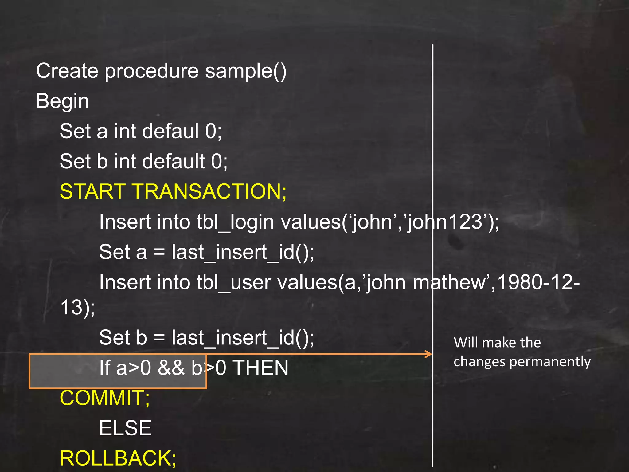 Introduction to mysql part 5 | PPTX
