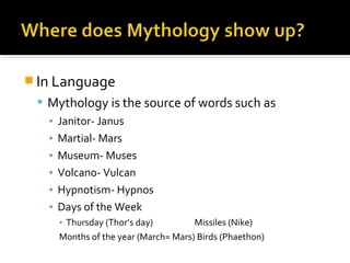 Introduction to mythology greeks | PPT
