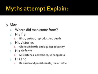 Introduction to mythology greeks | PPT