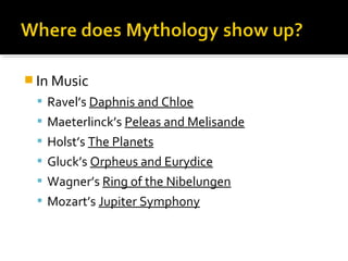 Introduction to mythology greeks | PPT