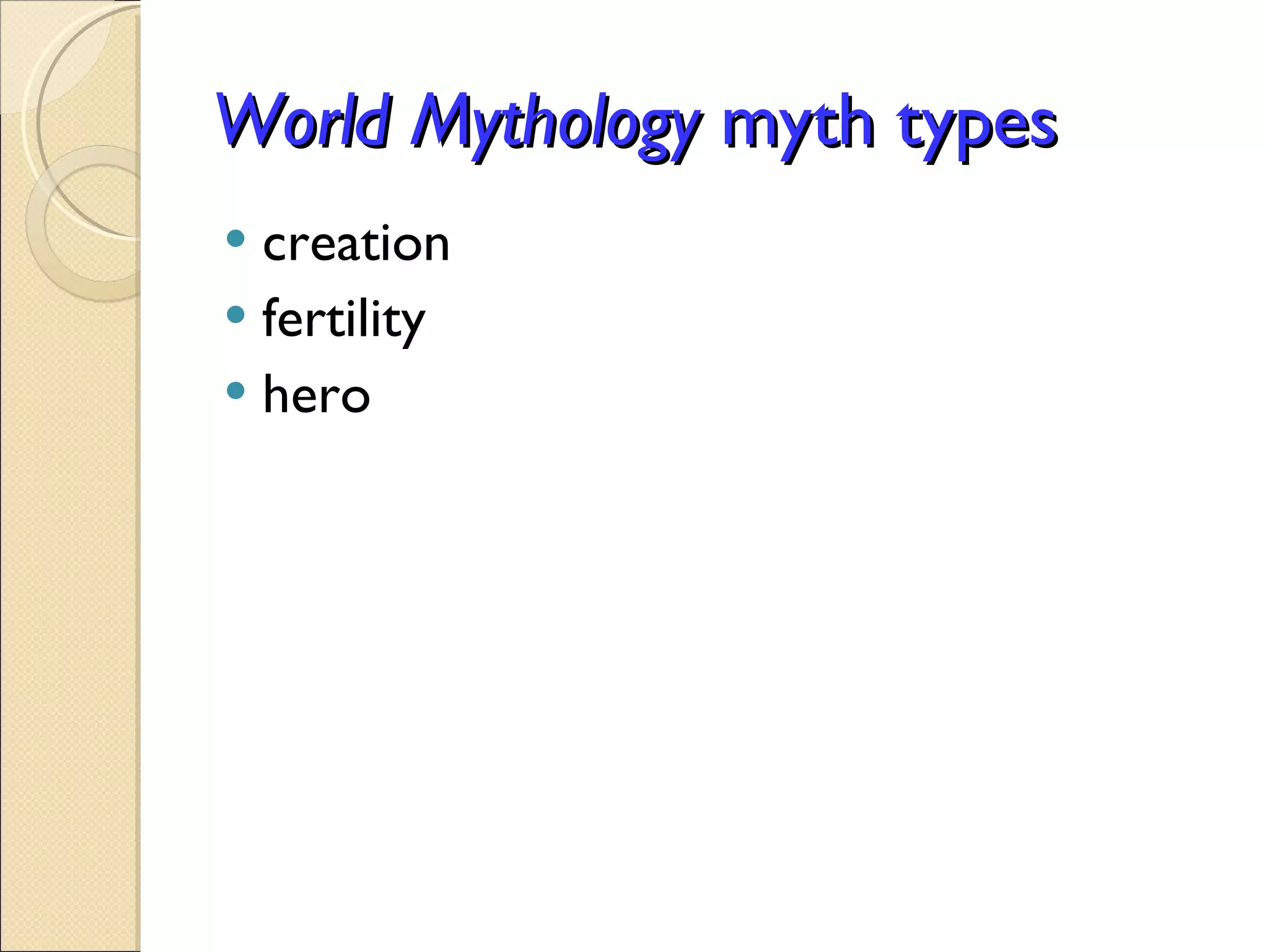 Introduction to Mythology | PPT