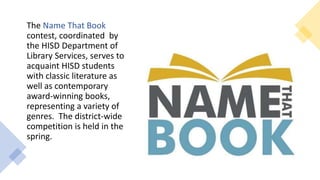 Introduction to name_that_book2021_2022 | PPTX