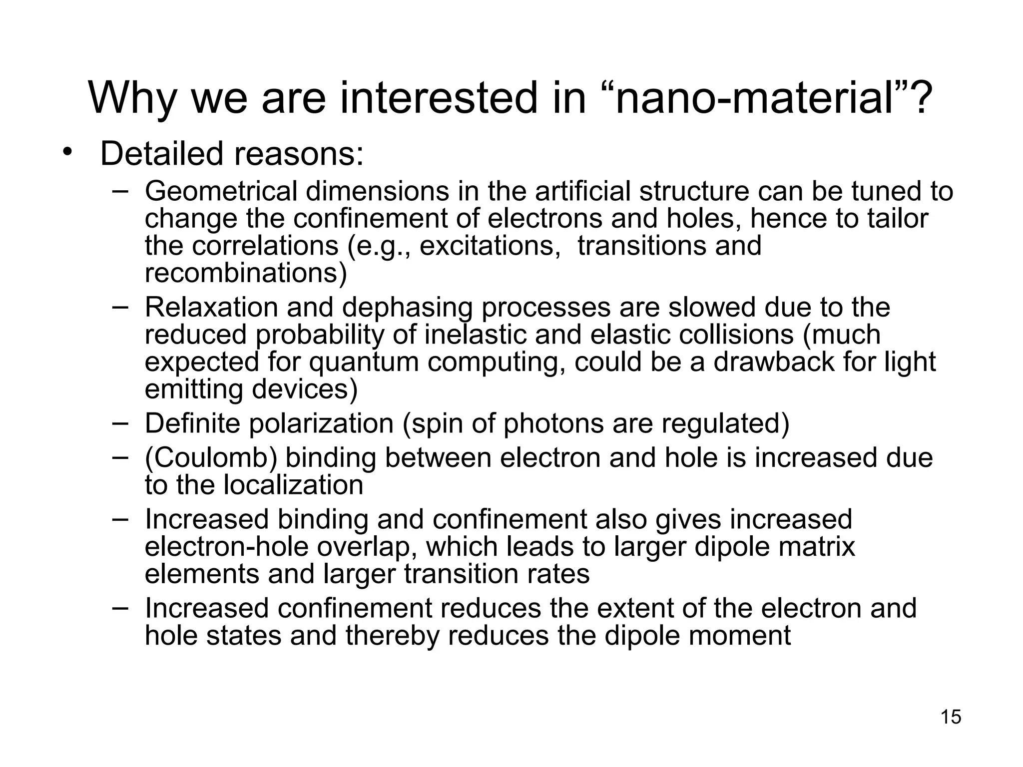 Introduction to nano materials | PPT