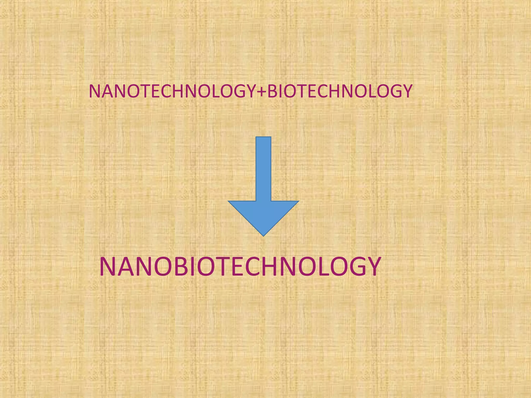 Introduction to nanobiotechnology | PPT
