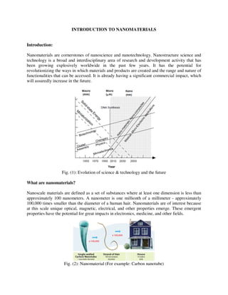 Introduction to nanomaterials | PDF