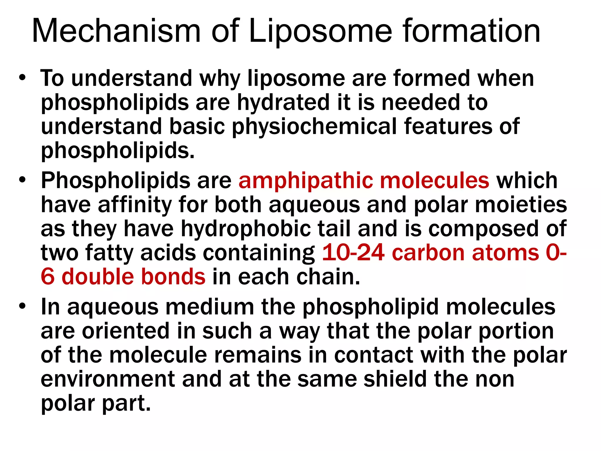 NANOSYSTEMS - Vesicles, Liposomes, Polymeric micelles & Dendrimers | PPTX
