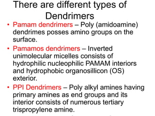 NANOSYSTEMS - Vesicles, Liposomes, Polymeric micelles & Dendrimers | PPTX