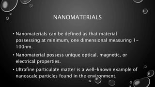 Introduction to nanoscale materials & bucky ball.pptx