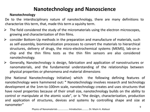 Introduction to nanoscience and nanomaterials in nature | PPTX ...