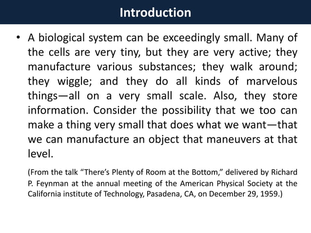 Introduction to nanoscience and nanotechnology | PPTX