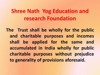 Introduction to nath yoga drdo | PPT