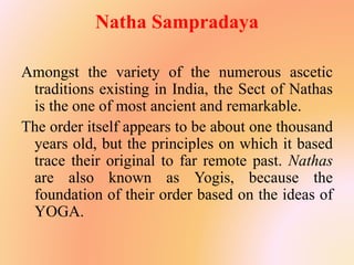 Introduction to nath yoga drdo | PPT