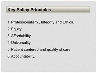 Introduction to National Health Policy 2017 | PPTX