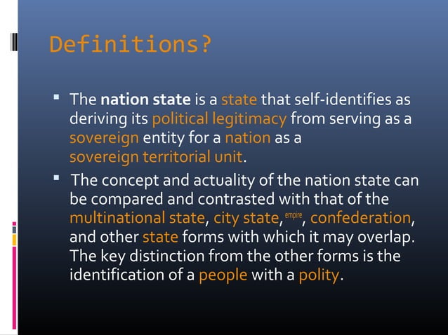 Introduction to Nation States | PPT | Education