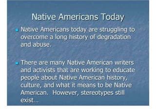 Introduction To Native American Literature | PDF