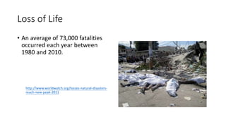 Introduction to natural disasters | PPTX