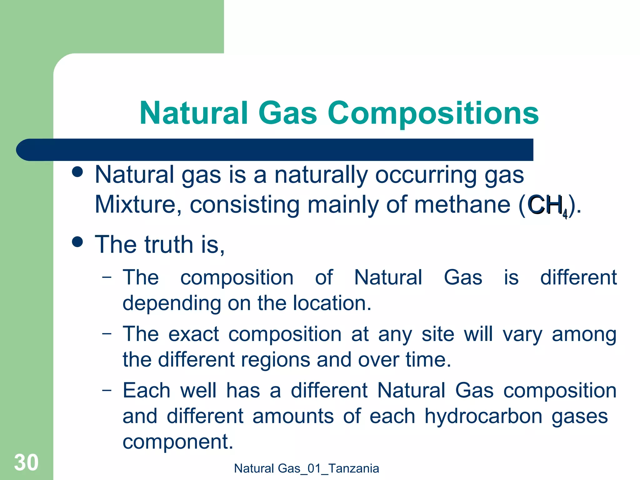Introduction to Natural Gas -NG | PPT