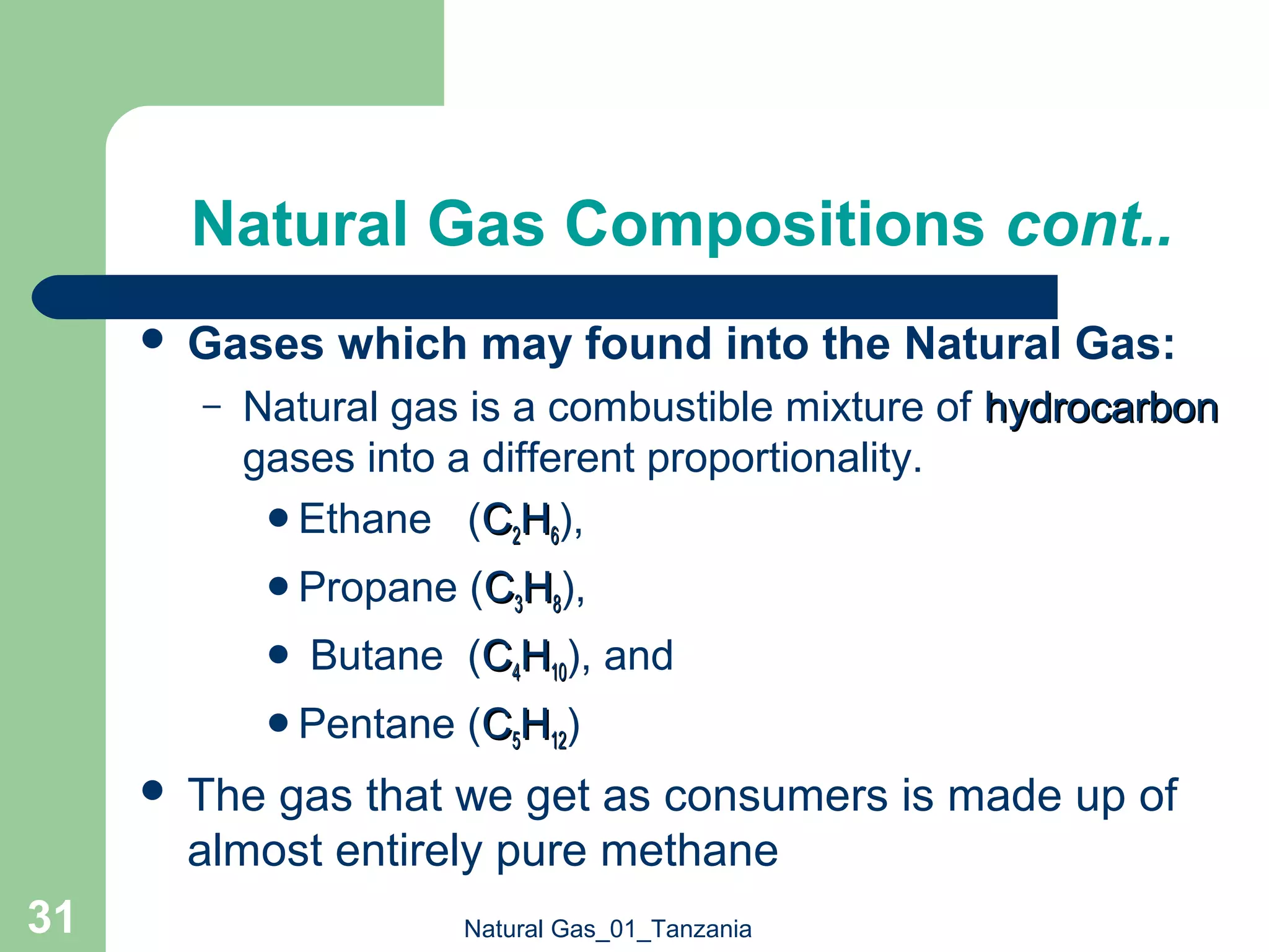 Introduction to Natural Gas -NG | PPT