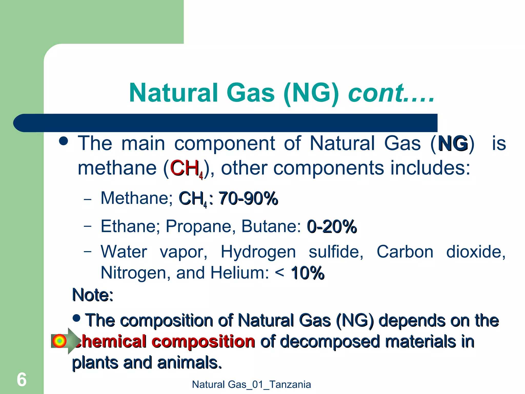Introduction to Natural Gas -NG | PPT
