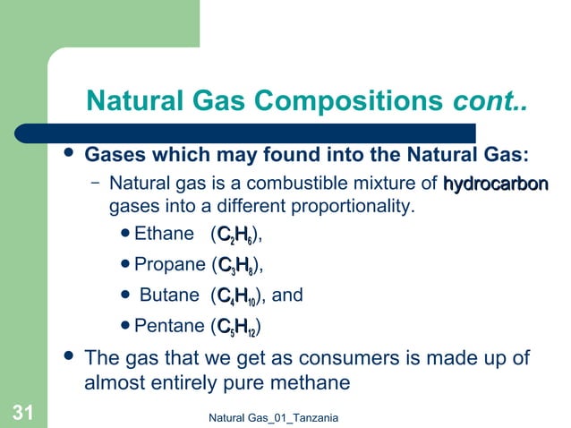 Introduction to Natural Gas -NG | PPT | Chemistry | Science