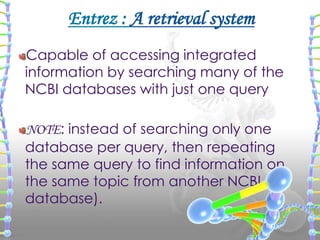 Introduction to NCBI | PPTX