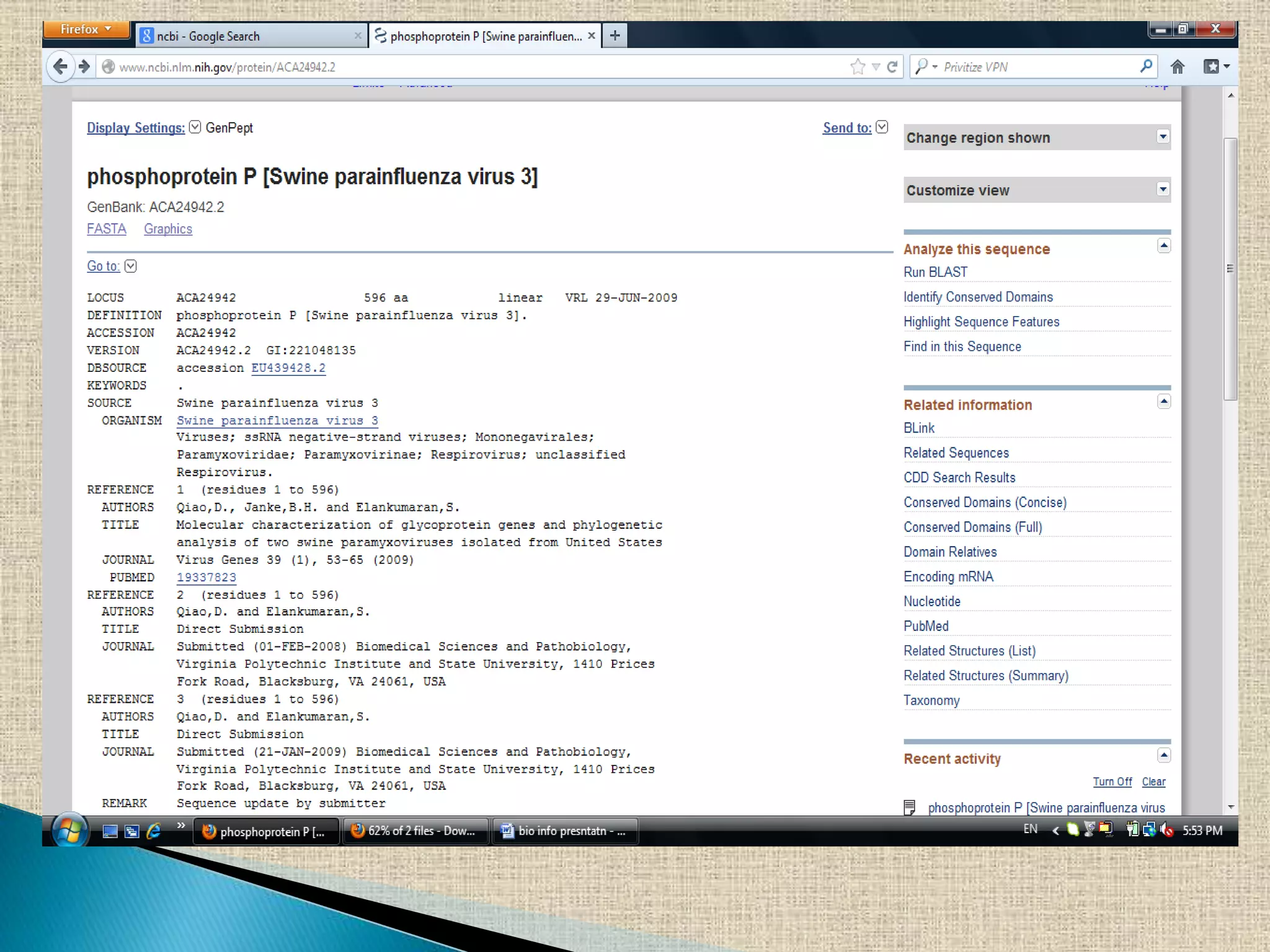 Introduction to ncbi, embl, ddbj | PPTX
