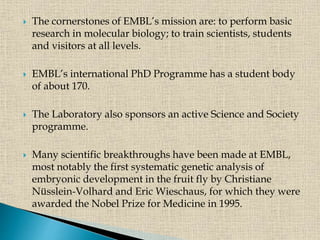 Introduction to ncbi, embl, ddbj | PPTX