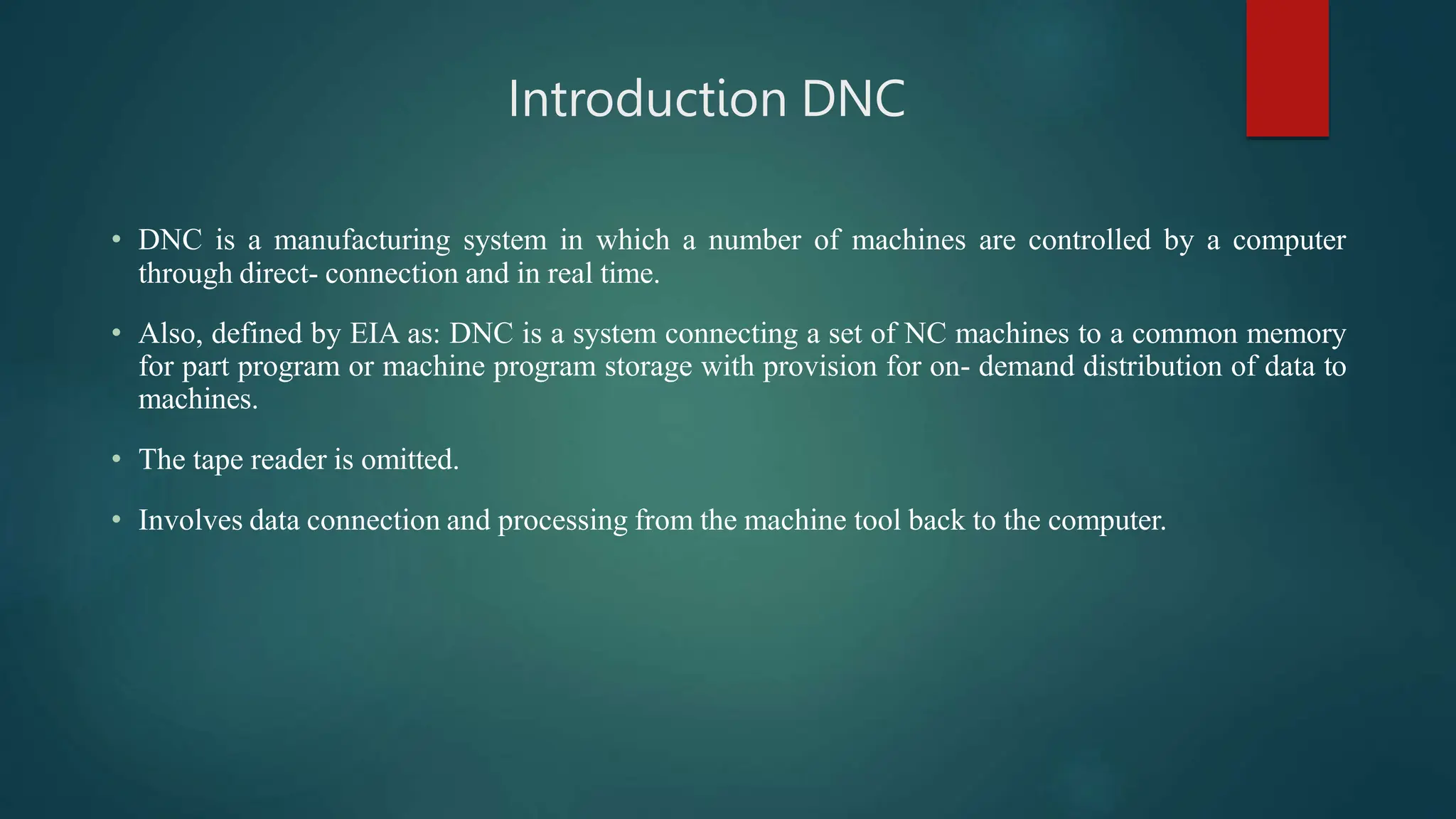 Introduction to NC, CNC & DNC.pptx | Operating Systems | Computer Software and Applications