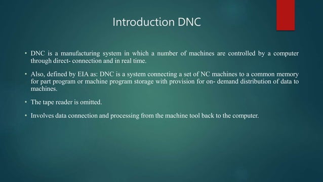 Introduction to NC, CNC & DNC.pptx | Operating Systems | Computer Software and Applications