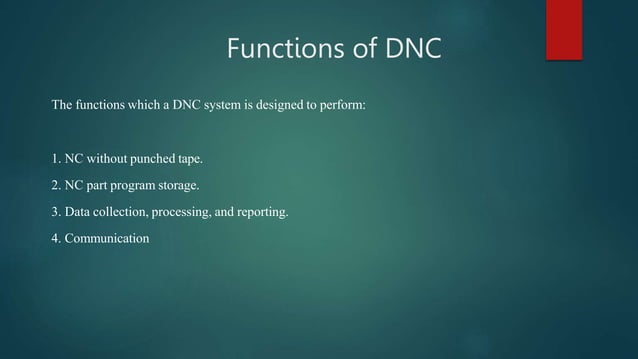 Introduction to NC, CNC & DNC.pptx | Operating Systems | Computer ...