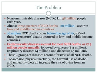 Introduction to NCDs | PPTX