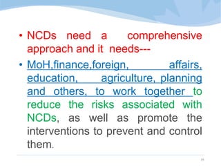 INTRODUCTION TO NCDs | PPTX