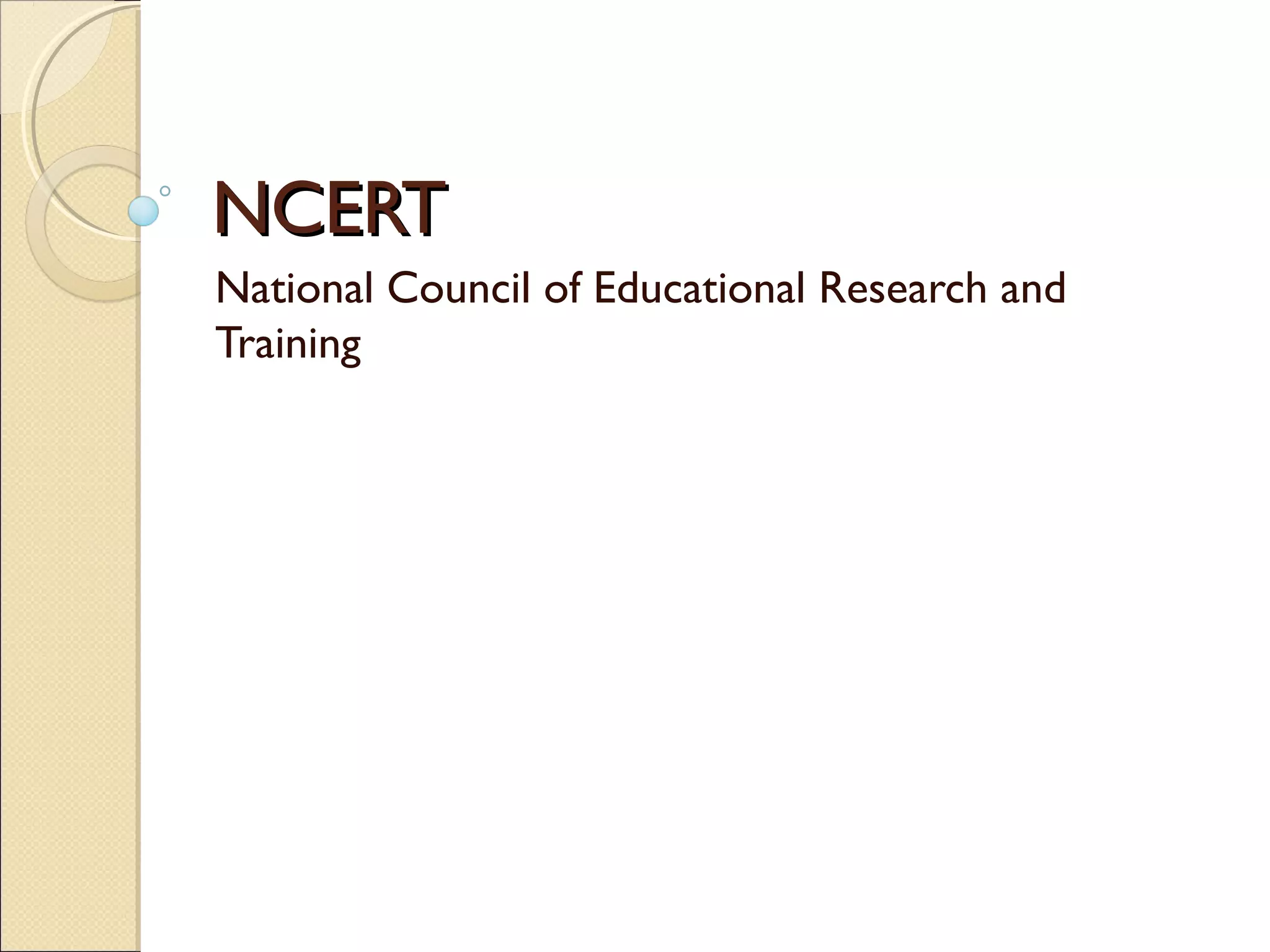 Introduction to ncert | PPT