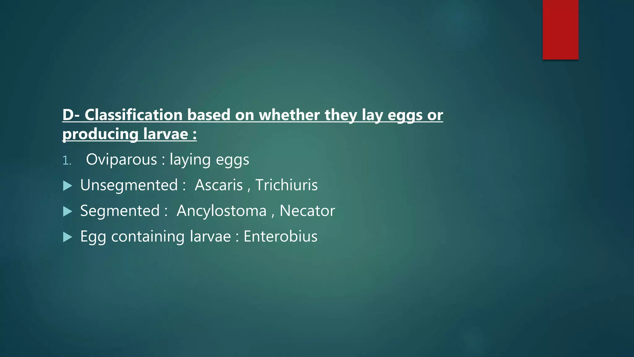 Introduction to nematodes | PPTX