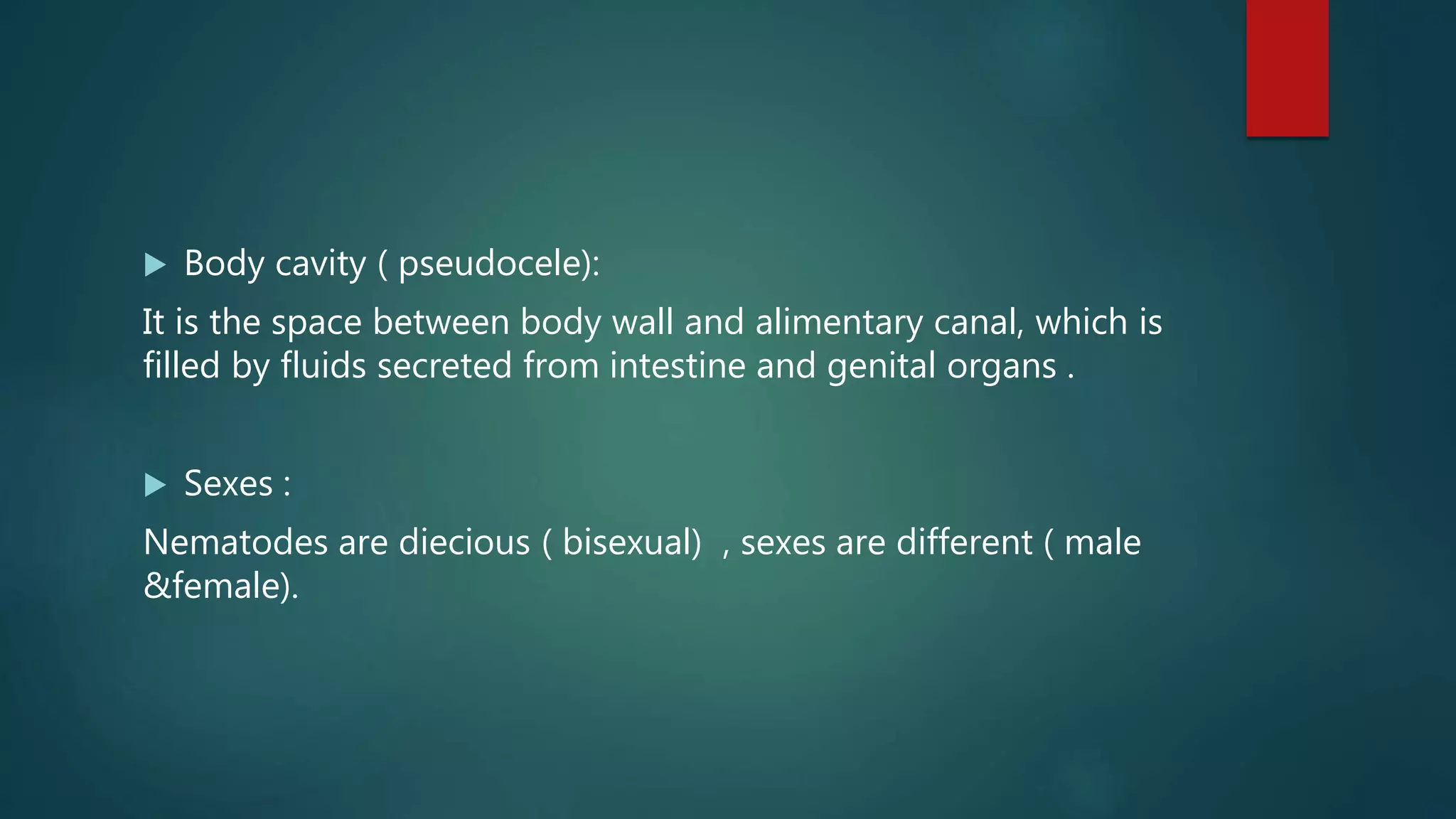Introduction to nematodes | PPTX