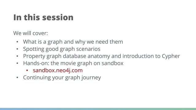 Introduction to neo4j - a hands-on crash course | PPT