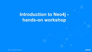 Workshop Introduction to Neo4j | PPT