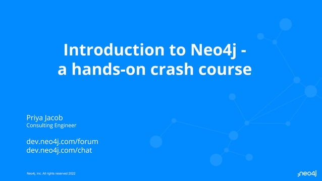 Road to NODES Workshop Series - Intro to Neo4j | PDF | Databases | Computer Software and ...