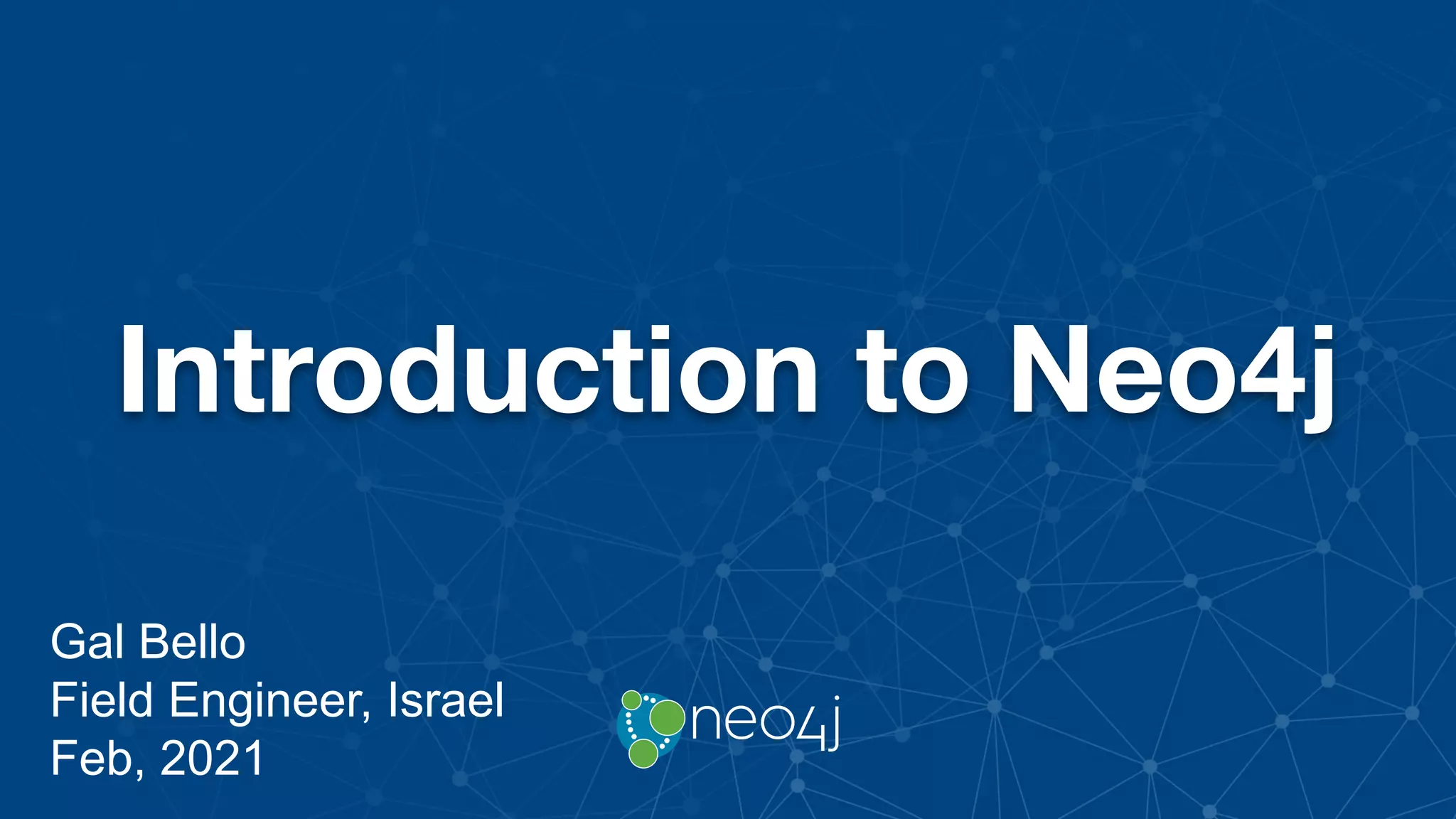 Introduction to Neo4j for the Emirates & Bahrain | PDF