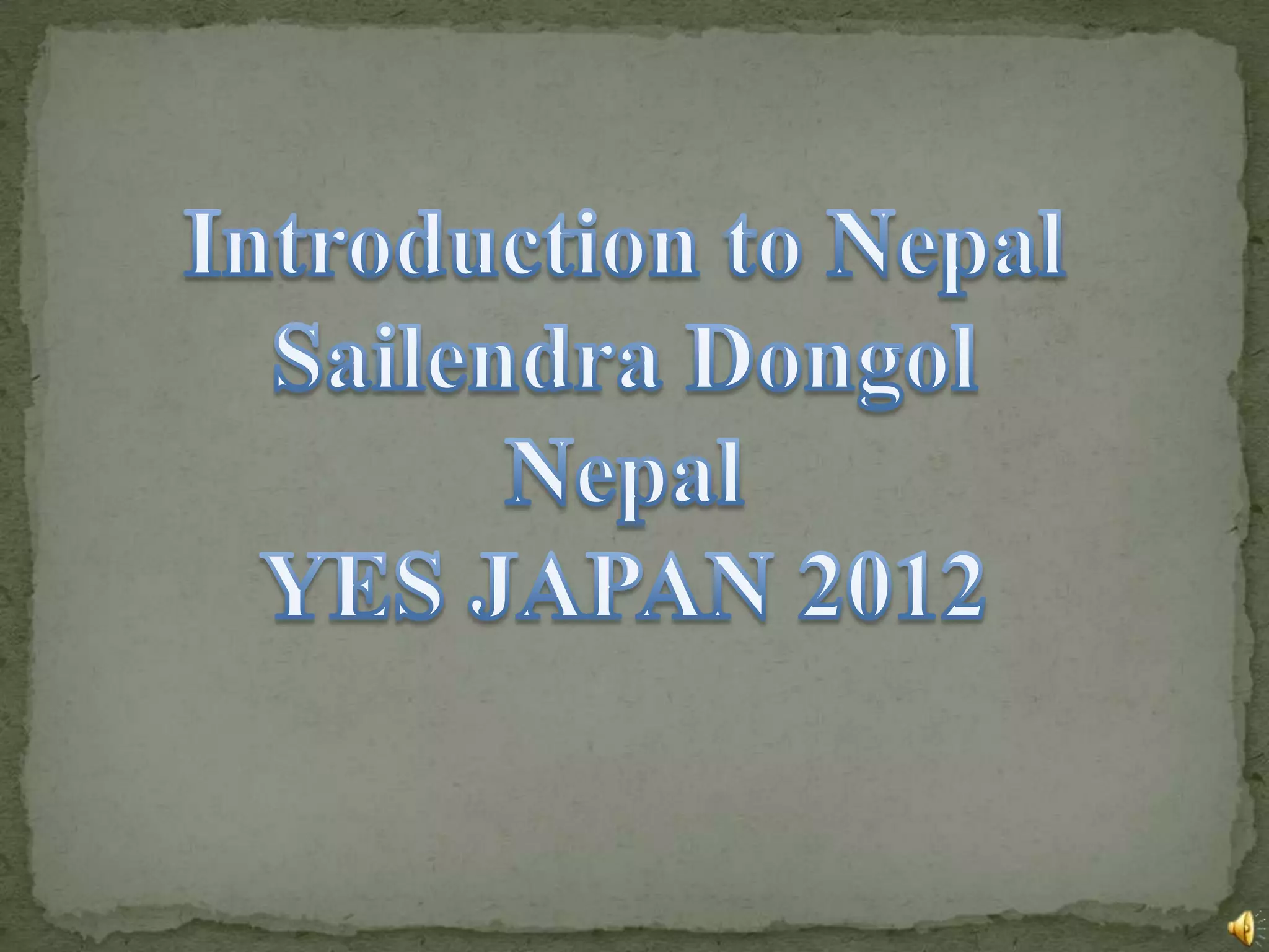 Introduction to nepal | PDF
