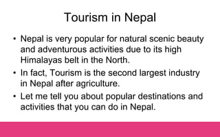 Introduction to nepal | PPTX
