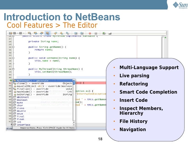 Introduction To Netbeans Ide 