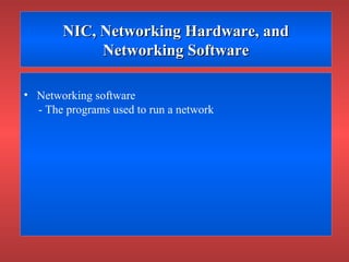 Introduction to network | PPT | Computer Networking | Computing