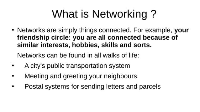 Introduction to Network Fundamentals | PPT