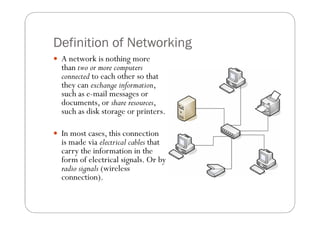 Introduction to networking | PDF
