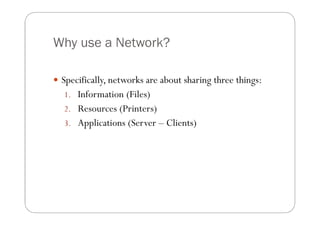 Introduction to networking | PDF